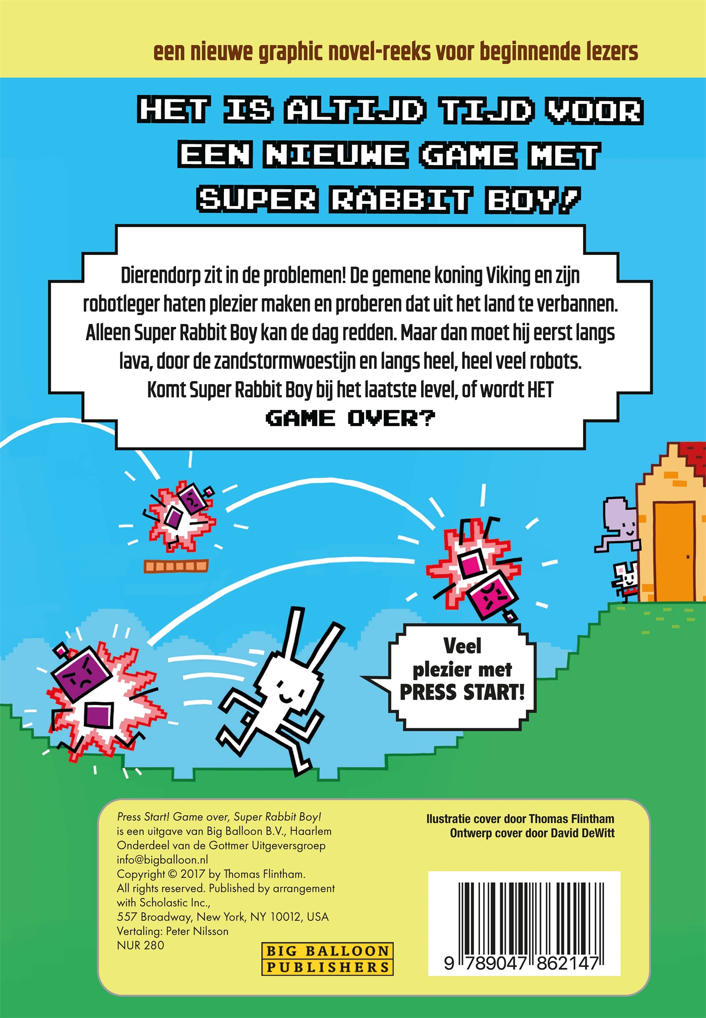 Game over, Super Rabbit Boy! - Big Balloon
