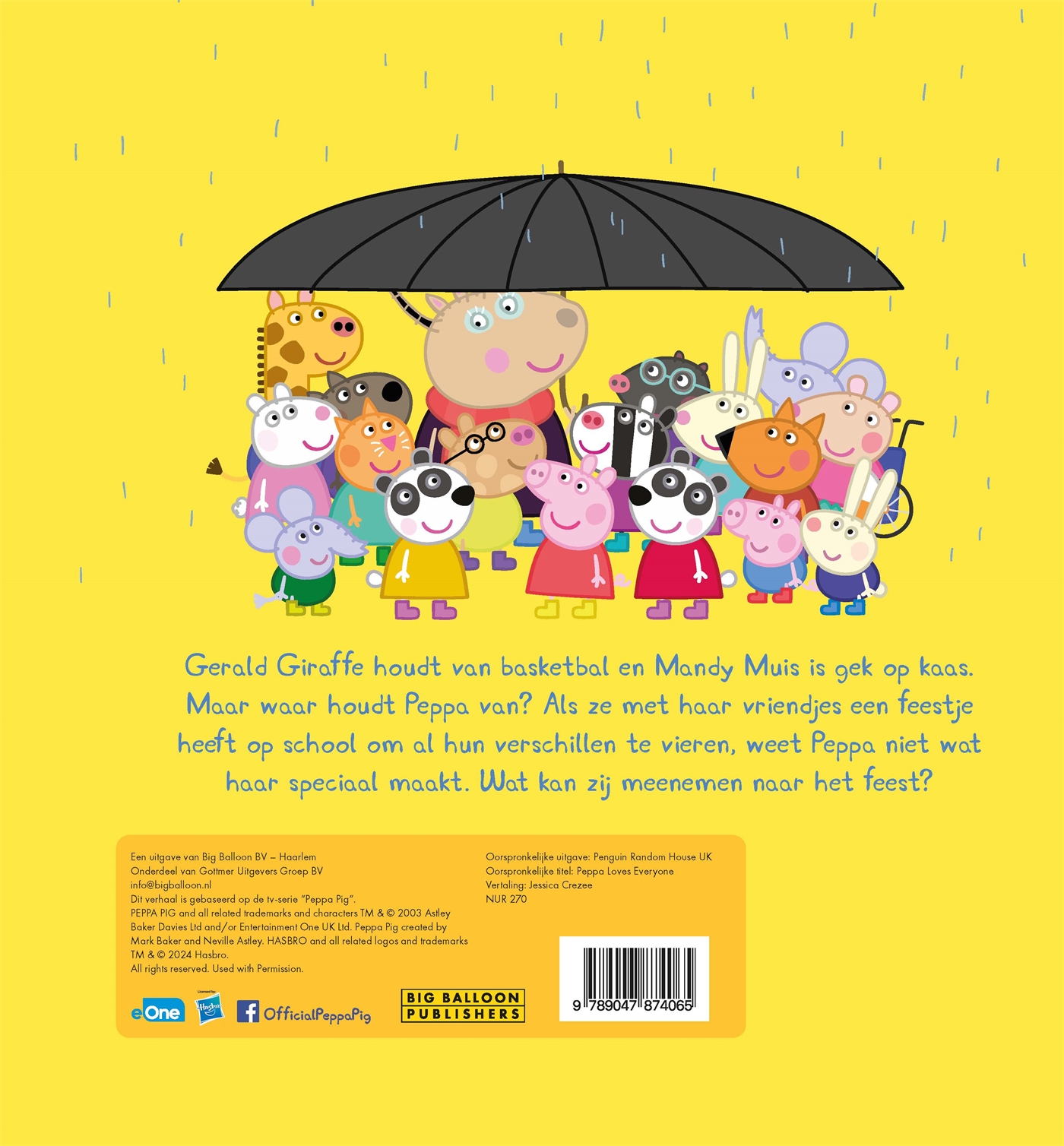 Peppa houdt van iedereen - Big Balloon